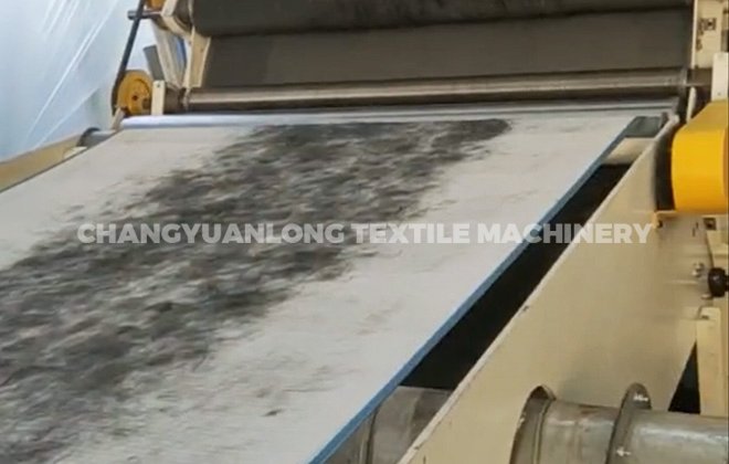 Carbon fiber felt production line