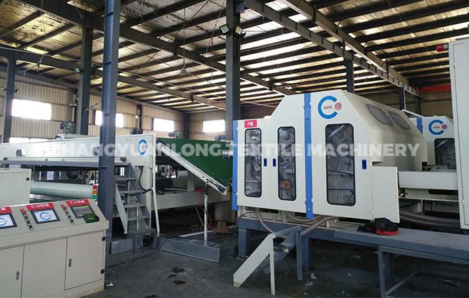 Carbon fiber felt production line
